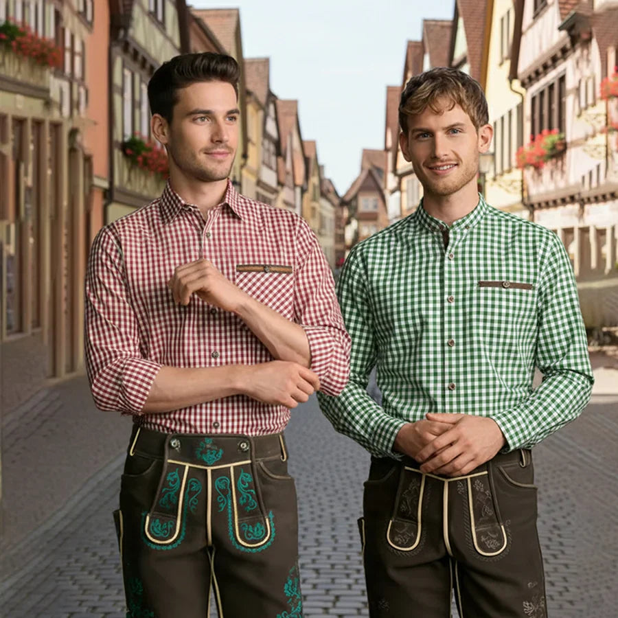 Trachten Shirts for Men: Buy Premium Oktoberfest Bavarian Shirts ...